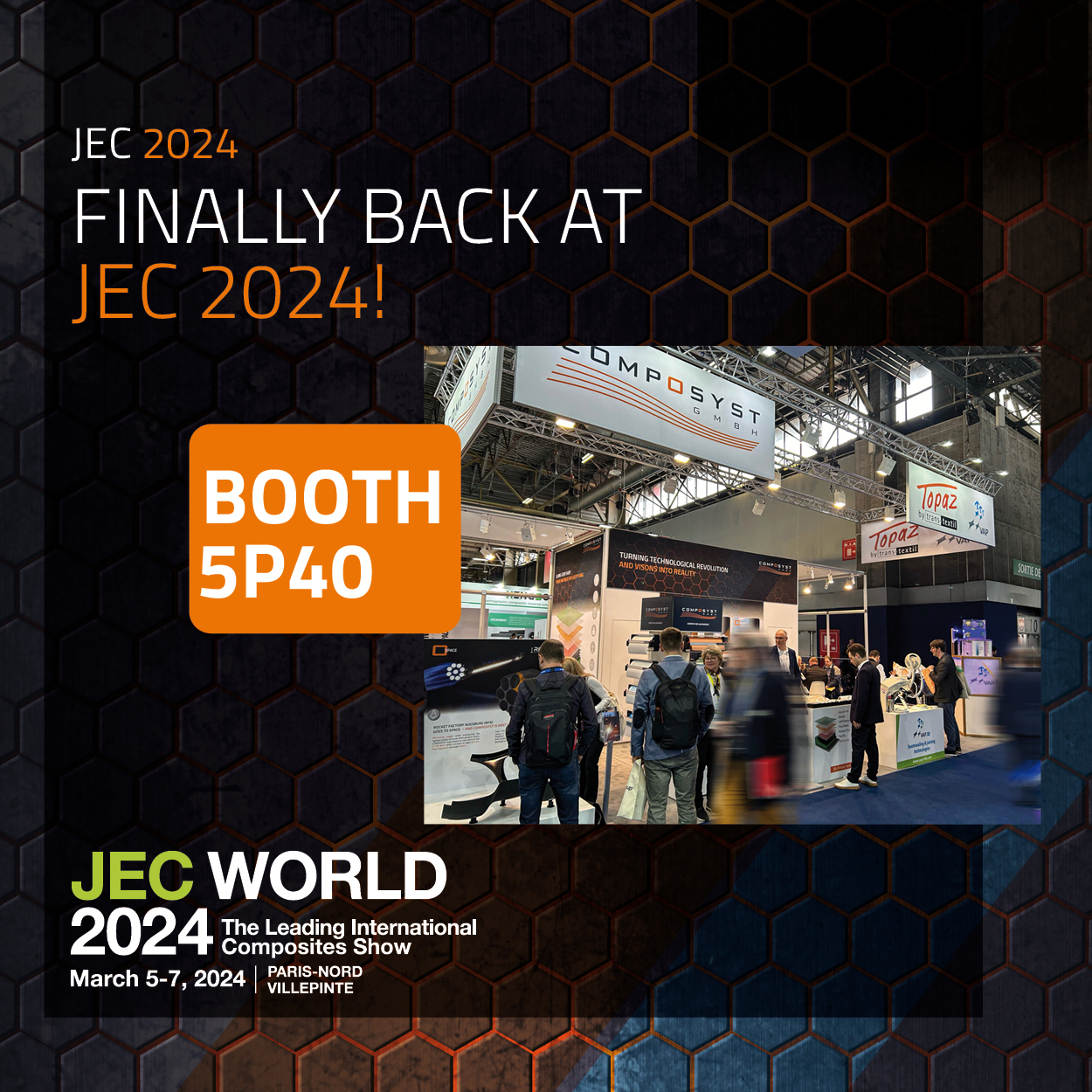 Just be quick – JEC 2024 - COMPOSYST